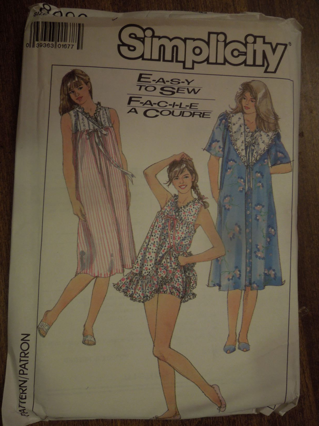 Simplicity 8092, Misses Sleepwear, Robes, Uncut Sewing Pattern ...