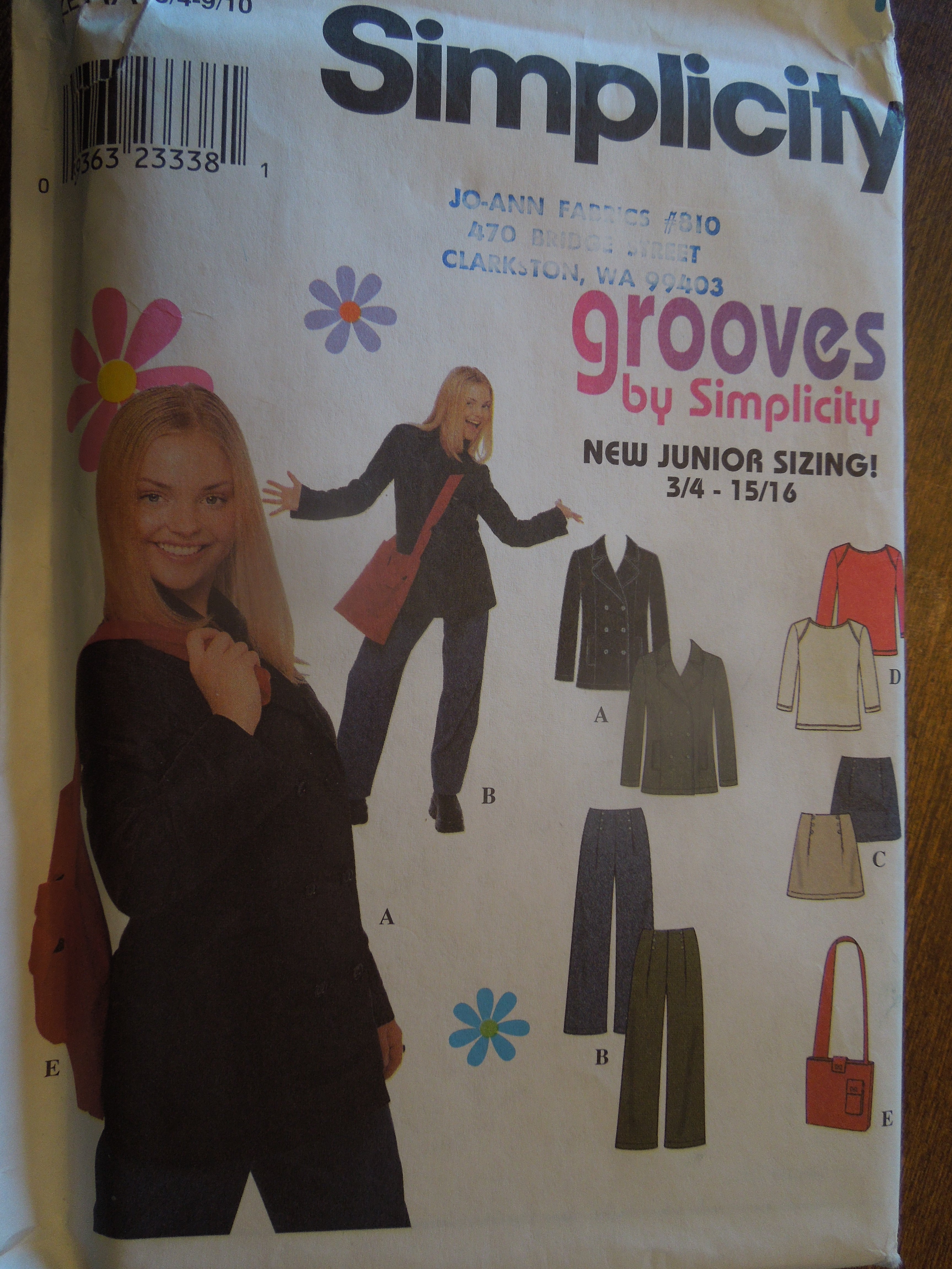 Simplicity 8869, Misses Separates, Juniors, Uncut Sewing Pattern, Bags ...