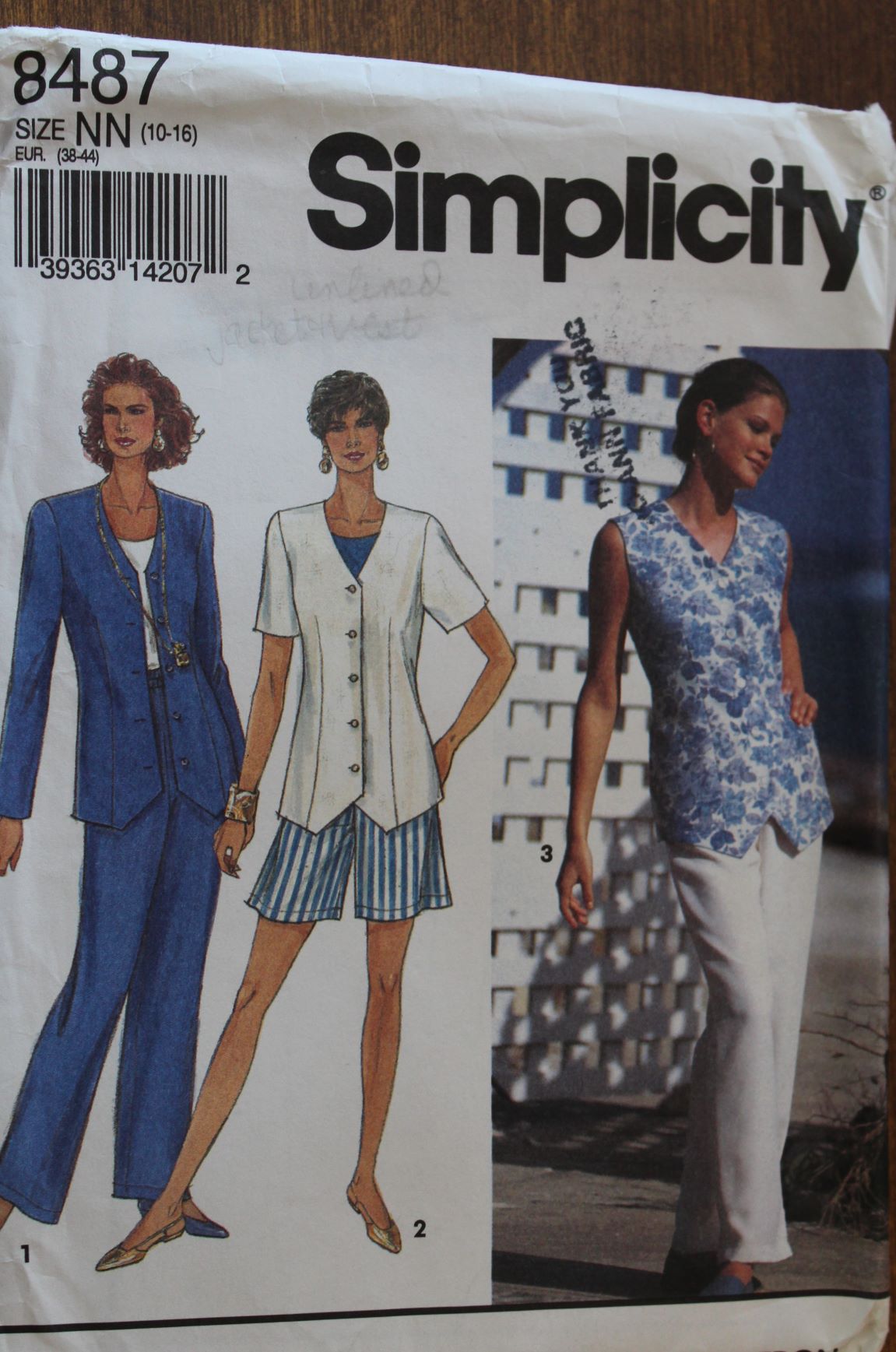 Simplicity 8487, Misses Pants, Shorts, Tops, Uncut Sewing Pattern ...